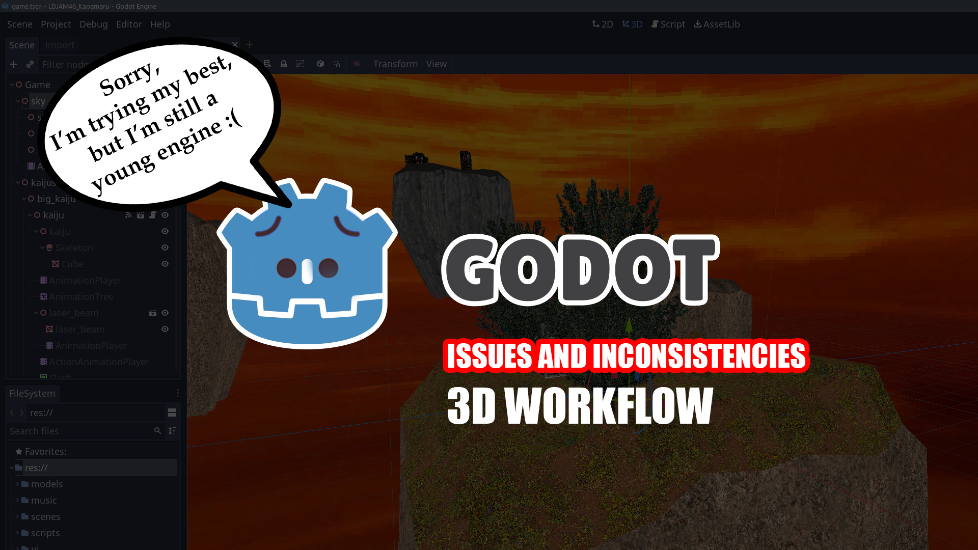 Godot s 3D Workflow Issues Inconsistencies And Confusion Alfred 